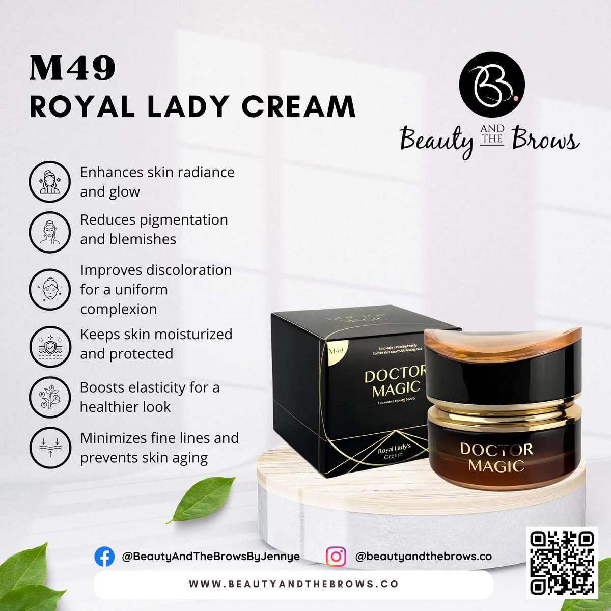 Doctor Magic M49- Royal Lady Cream | Beauty and the Brows